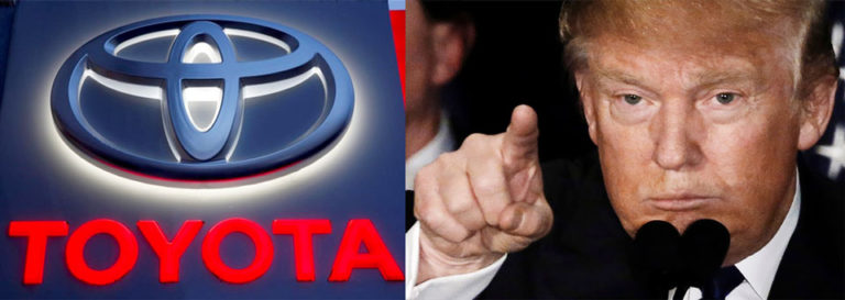 La Toyota no sede a las amenazas de Donald Trump