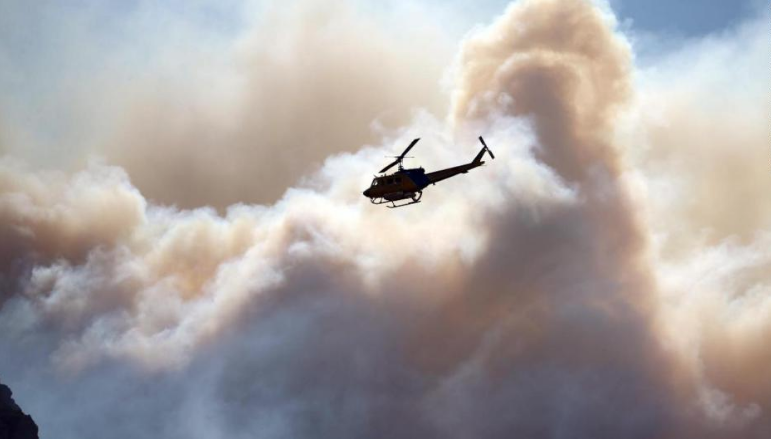 El humo de los incendios forestales de California es visible en Nueva York